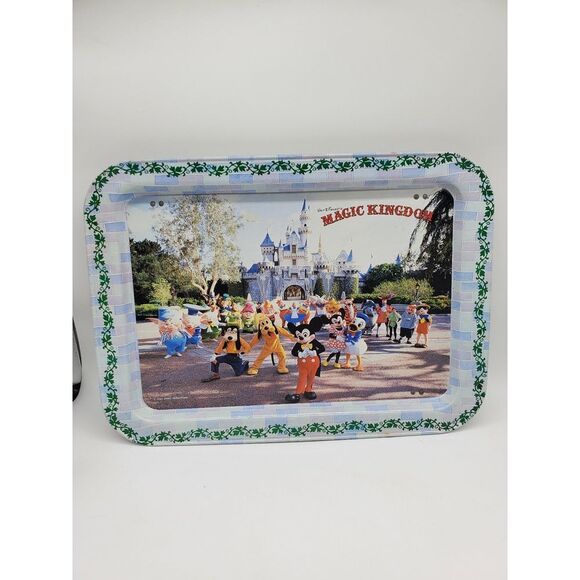 Disney | Bath | Vintage Disney Magic Kingdom Retro Tv Tray Gb2 | Poshmark